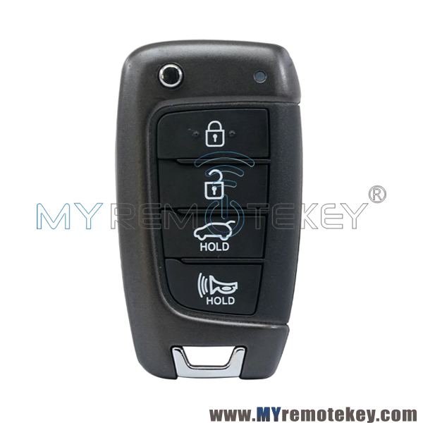 PN: 95430-S2000 Remote Flip Key 4 Button ID47 chip for Hyundai Santa Fe ...