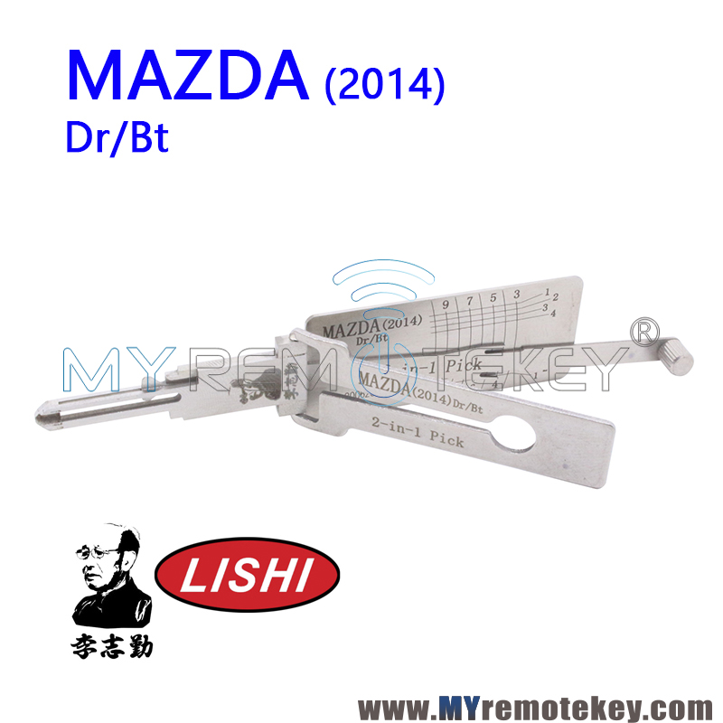 Genuine LISHI MAZDA (2014) Dr/Bt 2 in 1 Auto Pick and Decoder For Mazda