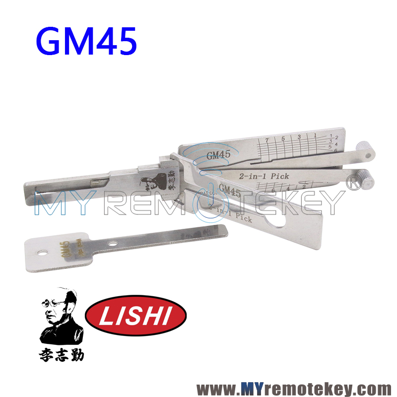 Genuine LISHI GM45 2 in 1 Auto Pick and Decoder For Holden