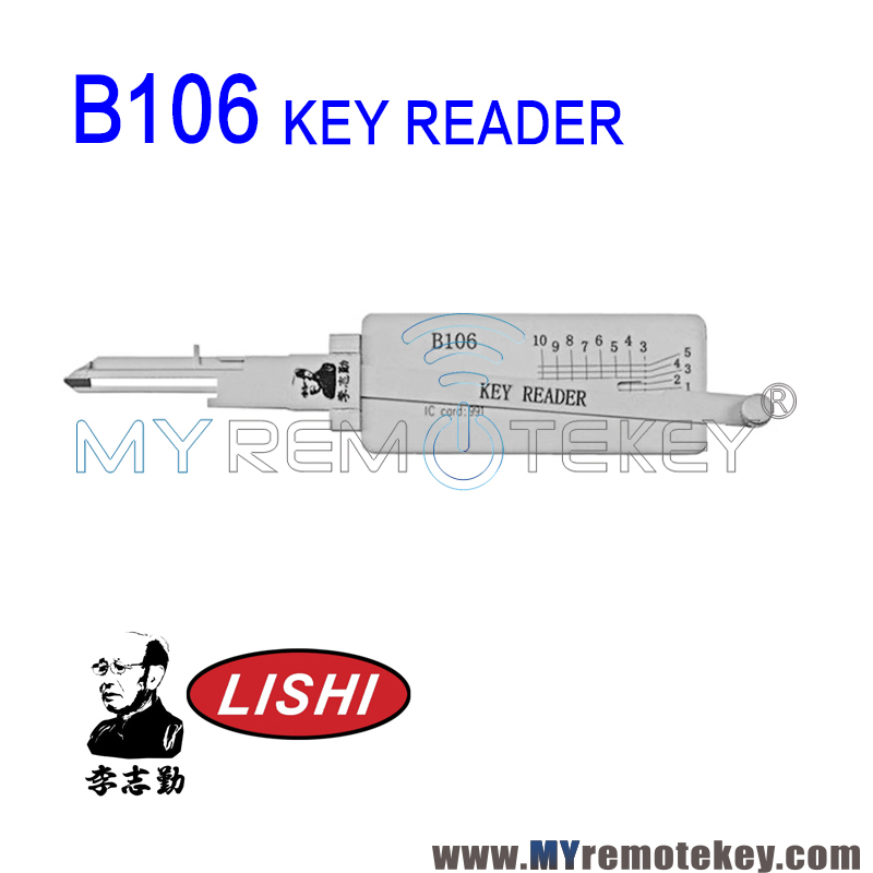 Genuine Lishi B106 key reader