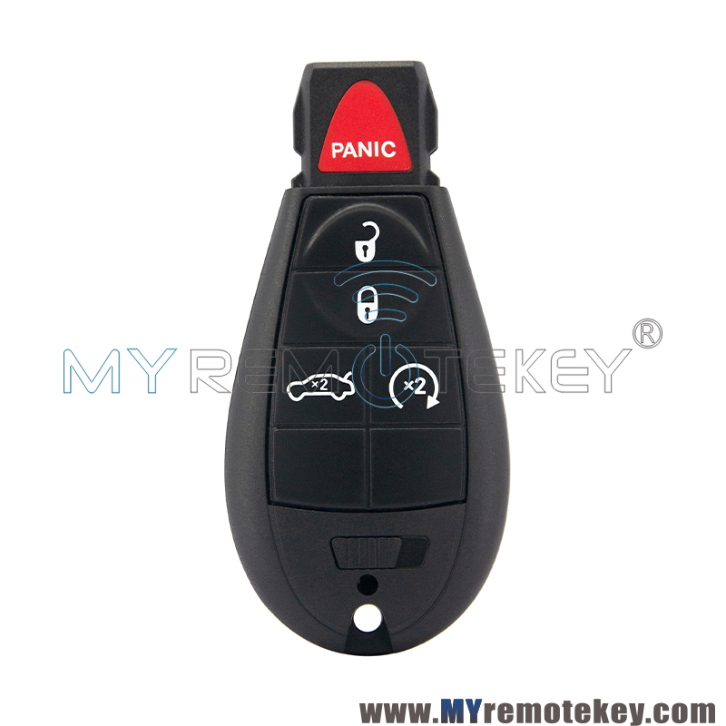 FCC M3N32297100 fobik key 5 button 433mhz for 2012-2016 DODGE DART PN ...