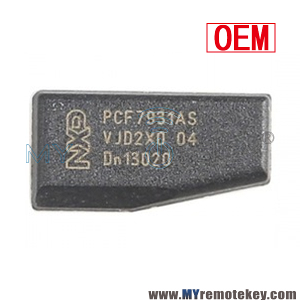 Original Transponder Chip PCF7931AS /PCF7930AS chip ID73 Carbon Chip