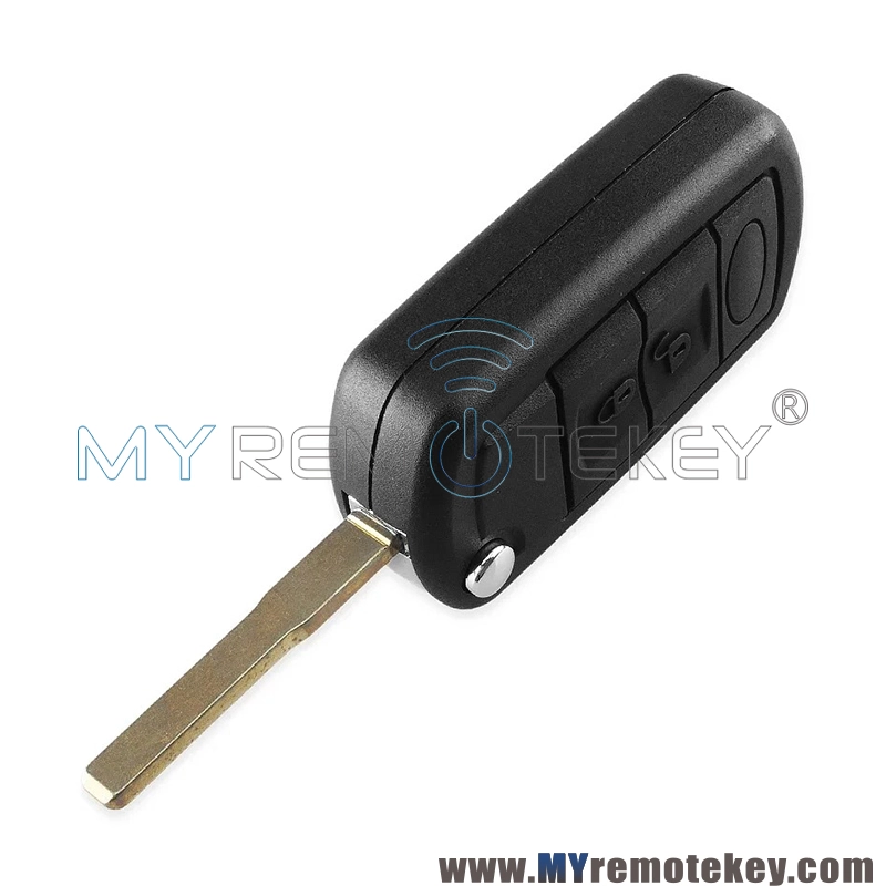 Flip key 3 button HU101 blade 315/434mhz ID44 /ID46-PCF7936 chip for ...