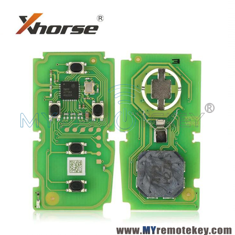 Xhorse XSTO20EN For Toyota XM38 Universal Smart Key 5 Buttons PCB Board