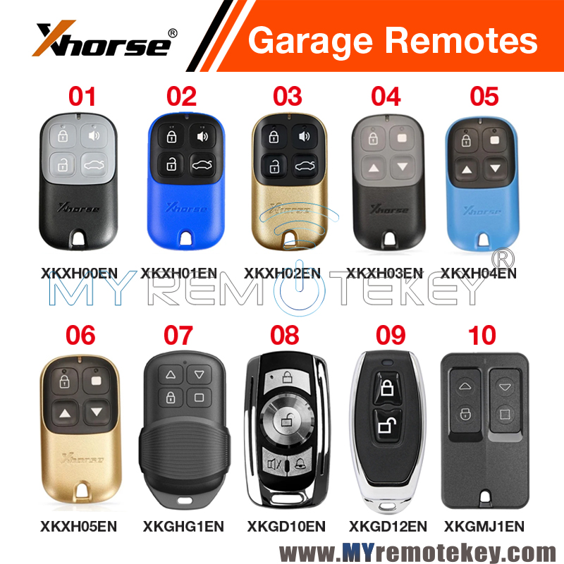 XK Series Xhorse VVDI Universal Wired Remote Garage Door Key