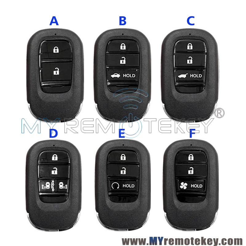FCC KR5TP-4 Smart Key 434Mhz 4A Chip 2/3/4 Button For Honda CRV Civic ...