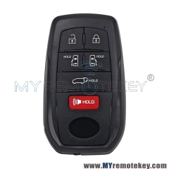 HYQ14FBX Smart Key 6 Button 314.3Mhz 8A chip for 2021 2022 Toyota ...