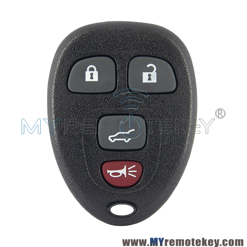 (with battery holder)20869054 FCC OUC60270 Remote fob case 4 button for ...