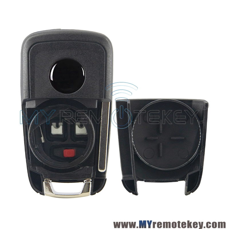 Flip key shell 3 button with panic for Chevrolet Sonic Equinox 2010 ...