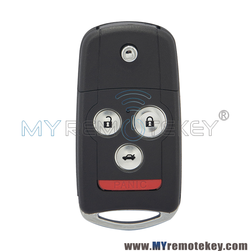FCC MLBHLIK-1T flip remote key 4 button Trunk 313.8MHZ / 434MHZ ID46 ...