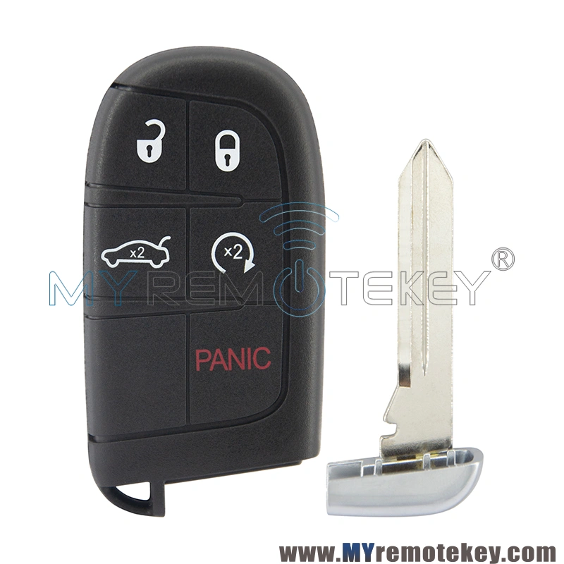 FCC M3N-40821302 Smart Key 5 button 434Mhz 46 chip for Dodge Dart ...