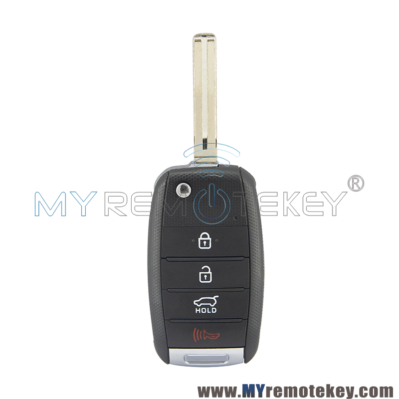 PN: 95430-D9100 Flip remote key 4 button 434Mhz for 2016-2020 Kia ...