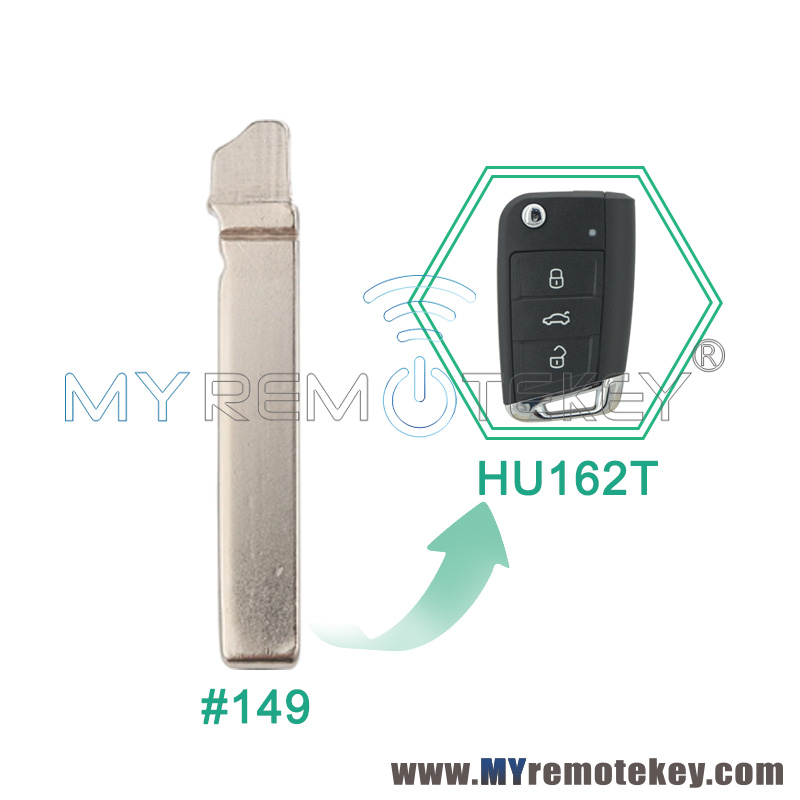 1bag/25pcs HU162T Replacement Flip Floding Remote Key Blade Car key ...