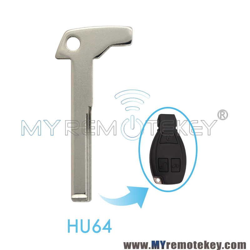 For Mercedes Benz replacement smart key insert key blade