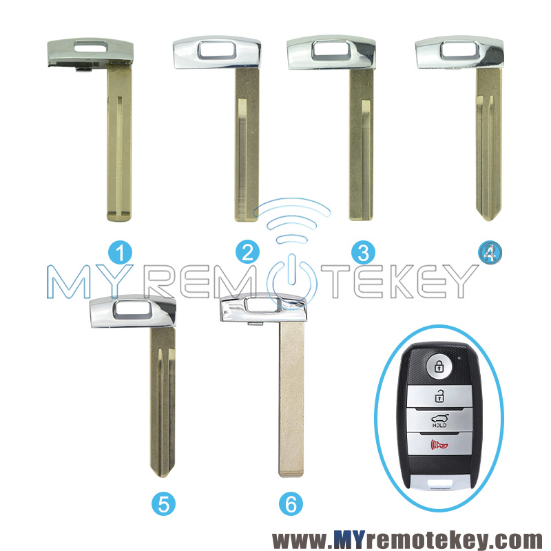 Emergency Insert Key Blade For Smart key blade for Kia Sorento Bongo ...