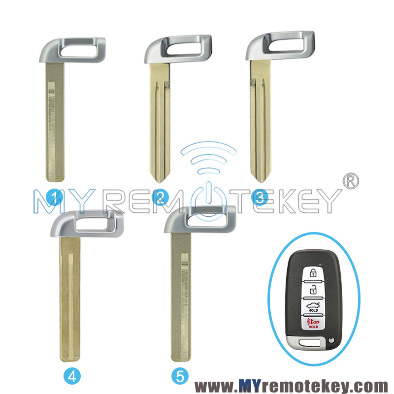 81996-1R020 81996-2M020 81996-3S020 Smart key blade for Hyundai Sonata