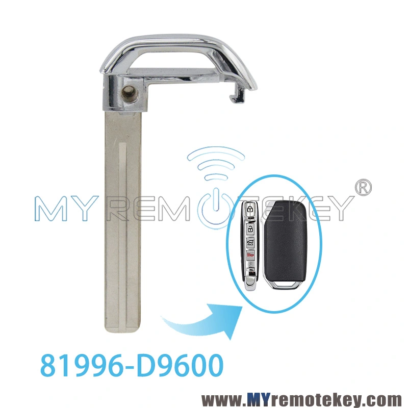 PN 81996-D9600 / 81996-J6000 emergency key Insert Blade For 2018-2020 ...
