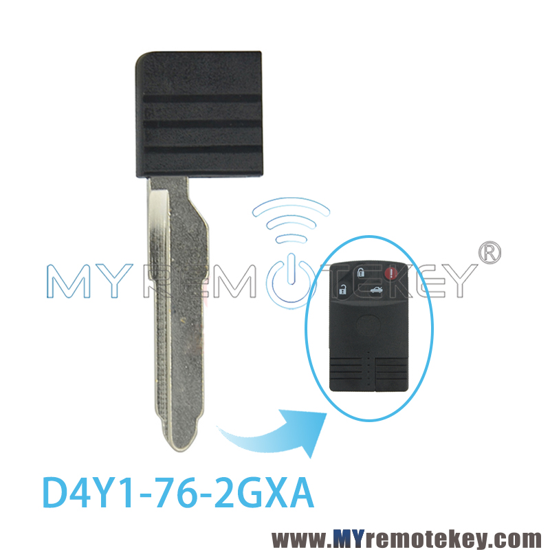 Smart key insert MZD24 for FCC BGBX1T458SKE11A01 Mazda 3 6CX-7 CX-9 ...