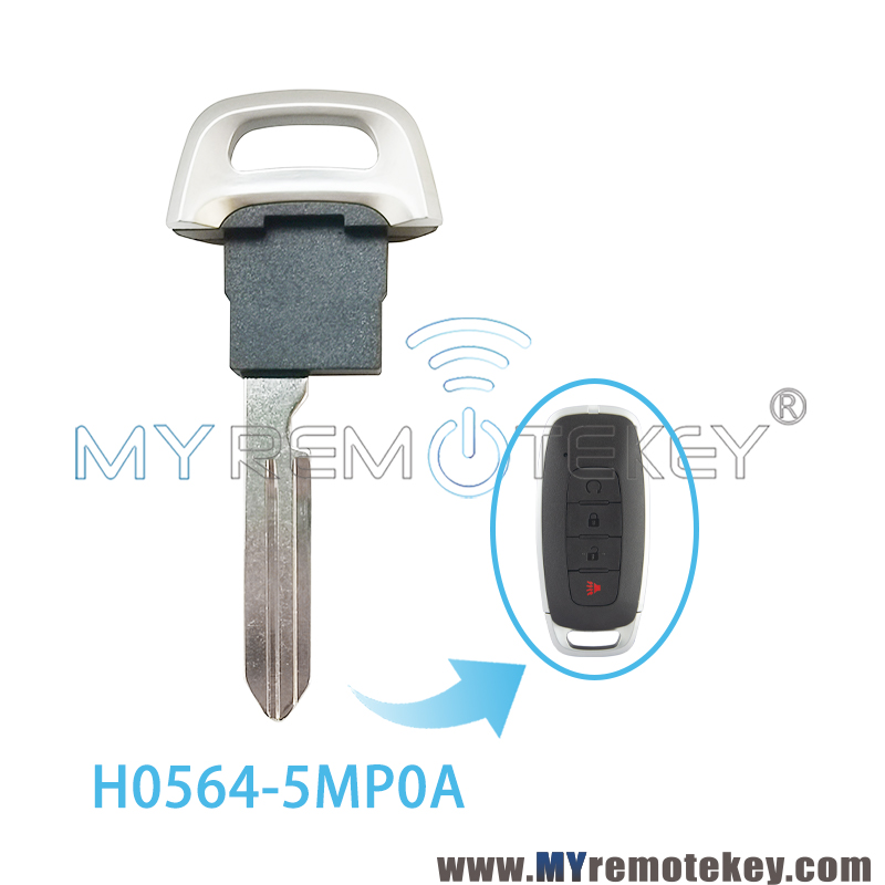 PN H0564-5MP0A New Emergency Key Blade for Nissan Rogue Patherfinder 2021-2023