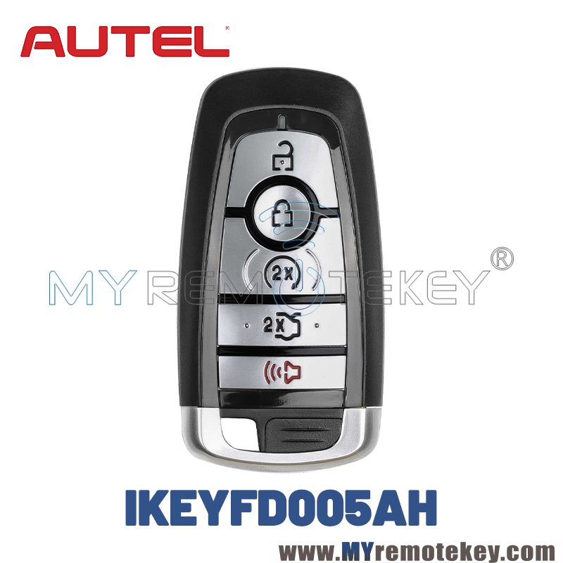 Autel MaxiIM iKey Universal Smart Key Ford Style 5 Button IKEYFD005AH ...