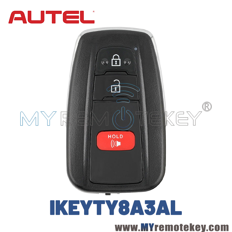 Autel IKEYTY8A3AL Universal Smart Key 3 Button 315/433MHz For Toyota