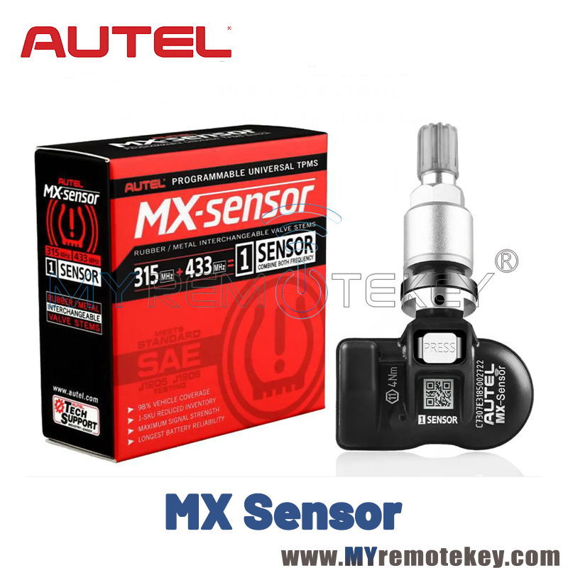 Autel MX Sensor 433MHZ+315MHZ 2 in1 Mx-Sensor TPMS Tire Repair Tool ...