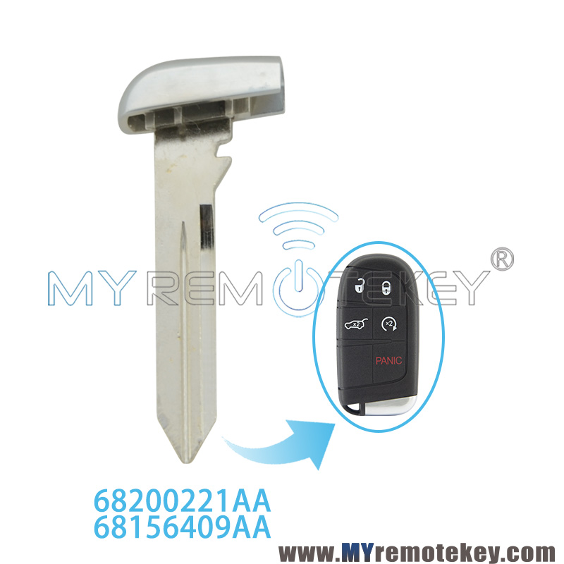 PN 68200221AA 68085680AA 68085673AA Emergency key blade Y157 / Y159 for ...