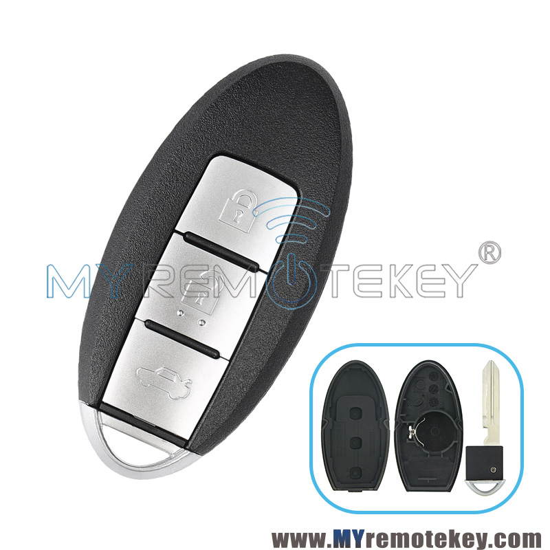 Smart key case 3 button (Trunk) for Nissan Altima Maxima Murano Versa ...