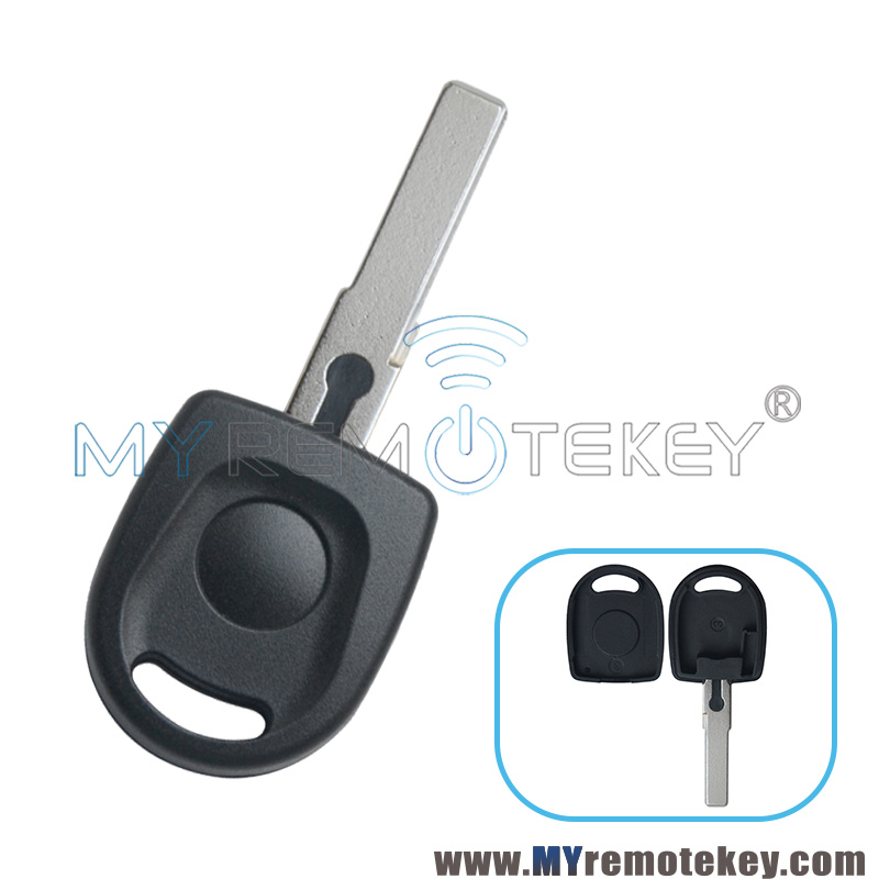 Transponder key shell with ID48/No chip HU66 round head for VW Golf ...