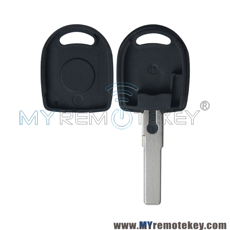 Transponder key shell with ID48/No chip HU66 round head for VW Golf ...