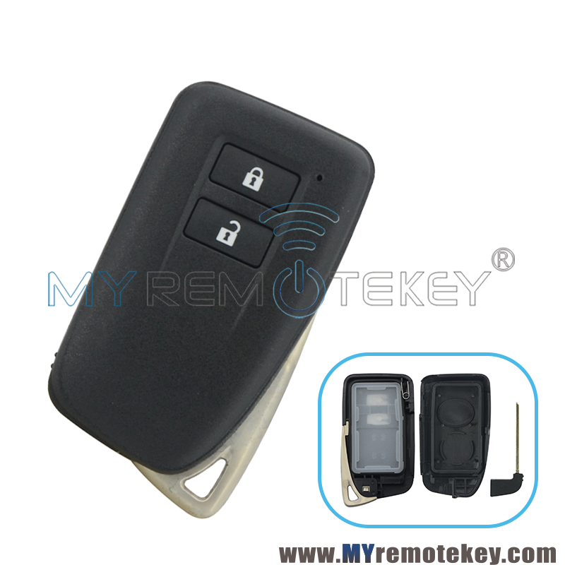 Smart key case 2 button for Lexus NX200 NX300 NX200T NX300T NX450H LX570