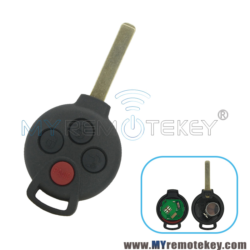 FCC KR55WK45144 Remote key 4 button 315Mhz ID46 for Mercedes Smart ...