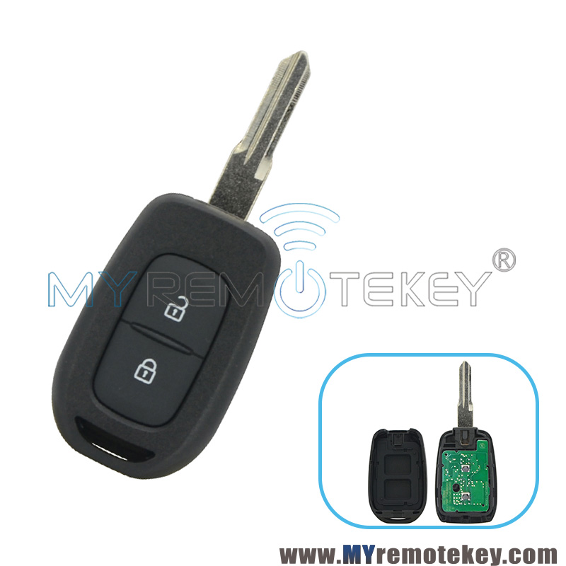 Remote key 2 button HU136 blade 433Mhz FSK Hitag AES-4A Chip for ...