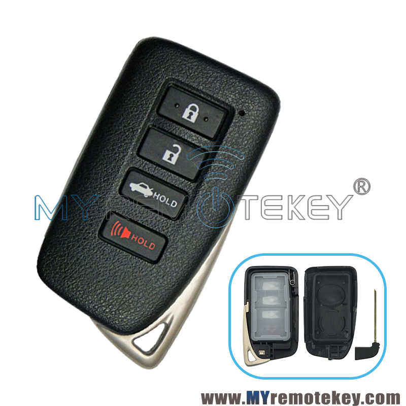 Smart key shell case 4 button for Lexus ES350 GS350 GS450h 2013 2014 ...