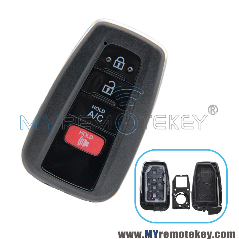 FCC HYQ14FBE / PN 89904-47460 Smart key shell 4 Button for 2017-2021 ...