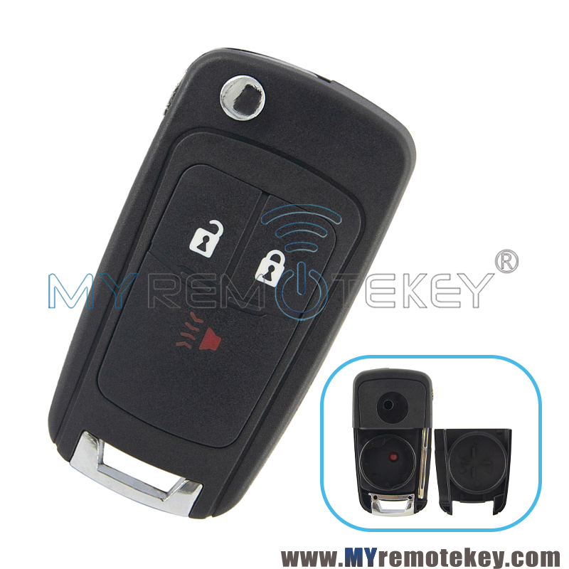 FCC A2GM3AFUS03 Flip key shell 3 button DWO5 blade for 2013-2016 ...