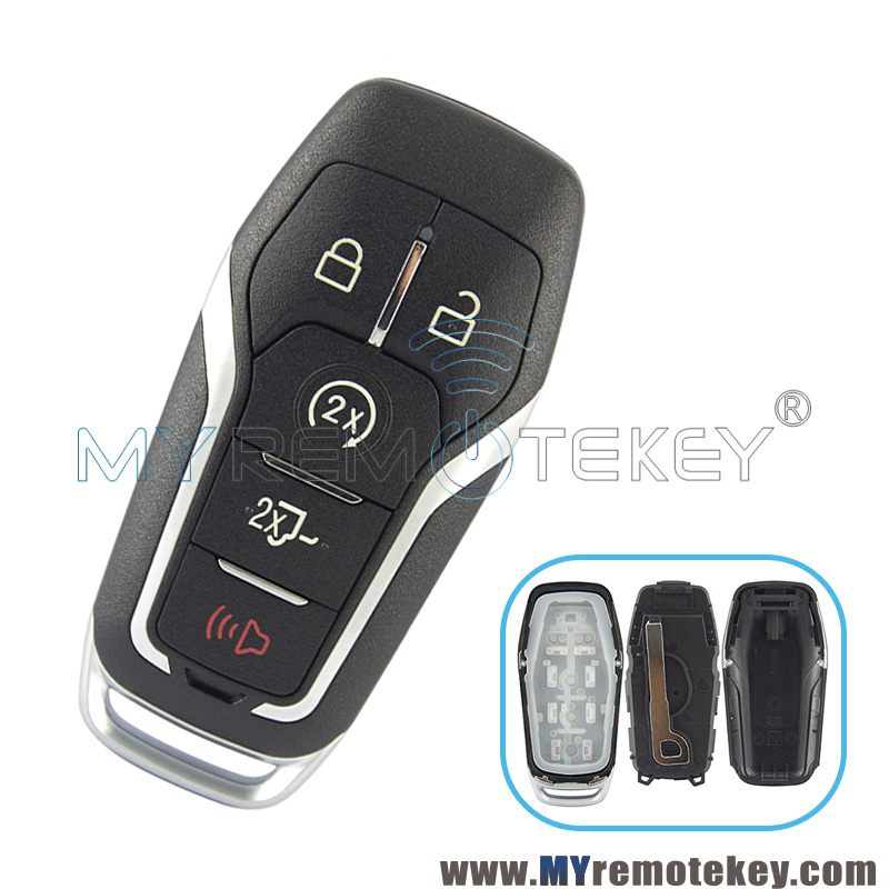 FCC M3N-A2C31243300 smart key shell case 5 button for Ford F-150 F-250 ...