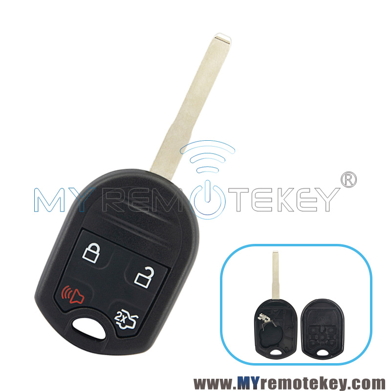 Remote head key shell 4 button HU101 blade for Ford Fiesta Focus ...