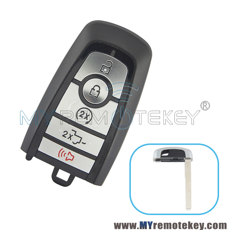 FCC M3N-A2C93142600 smart key shell 5 button for 2017-2020 Ford F150 ...