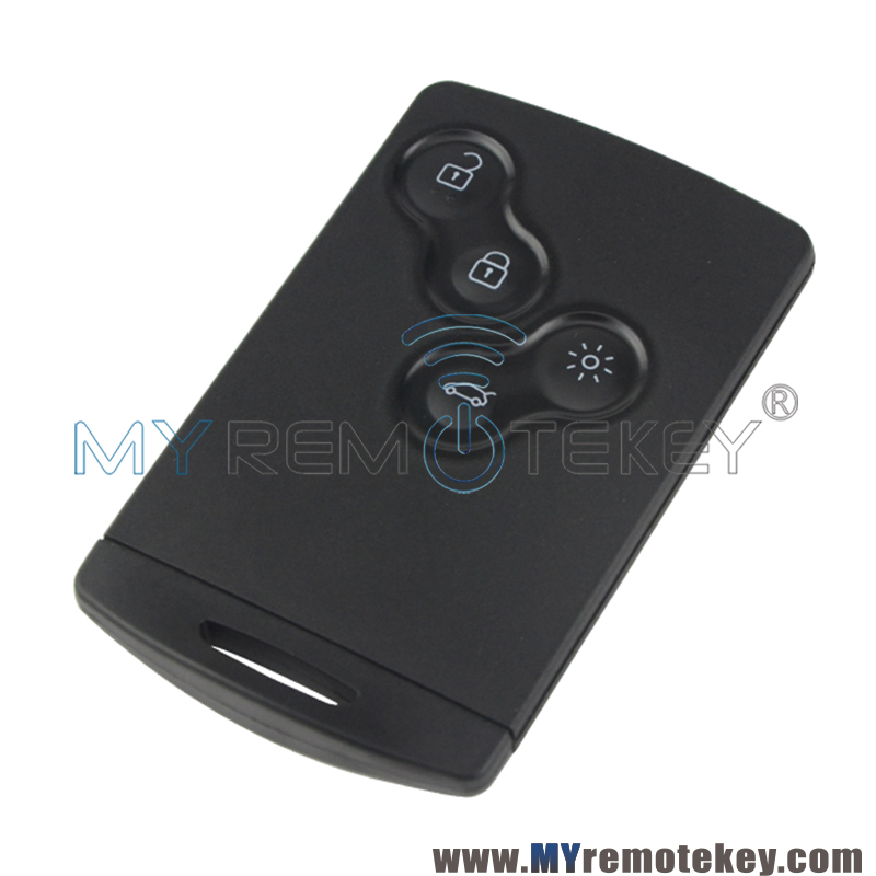 Smart key card shell case for Renault Clio / Laguna III Megane III ...