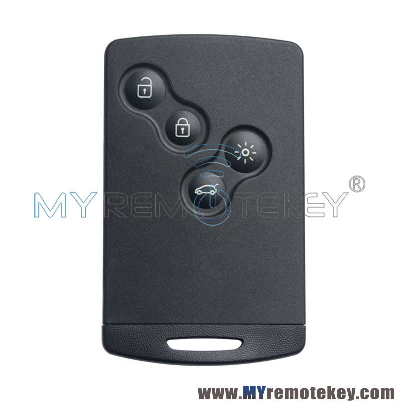 Smart key card shell case for Renault Clio / Laguna III Megane III ...