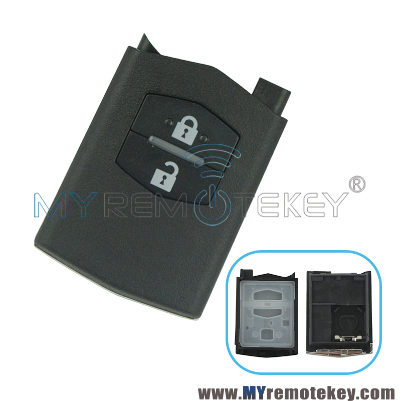 Remote key part shell 2 button for Mazda 3 5 6 M6 RX8 MX5 flip key fob case