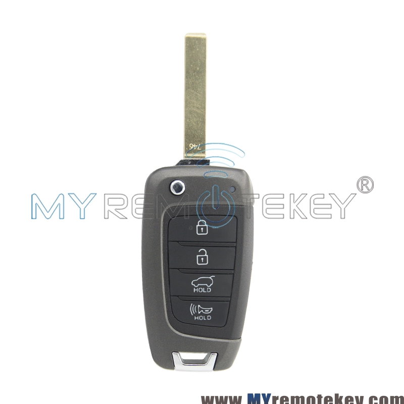 PN:95430-S1000 Remote Flip Key 4 Button(Hatch) 433mhz ID47 chip for ...