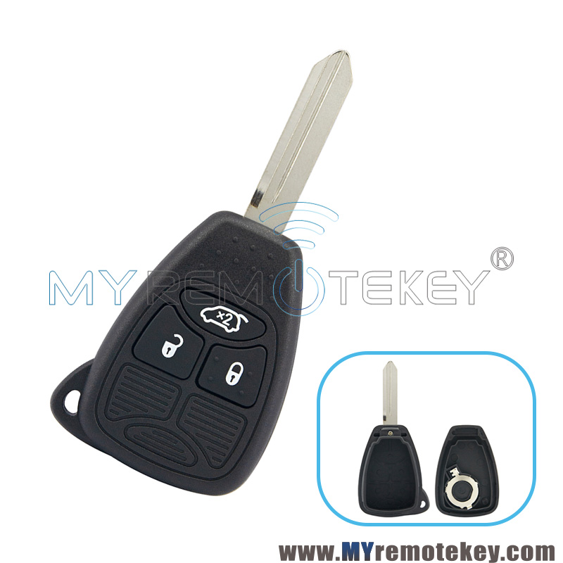 Remote head key shell 3 button for Chrysler Dodge 300C Caliber Nitro ...