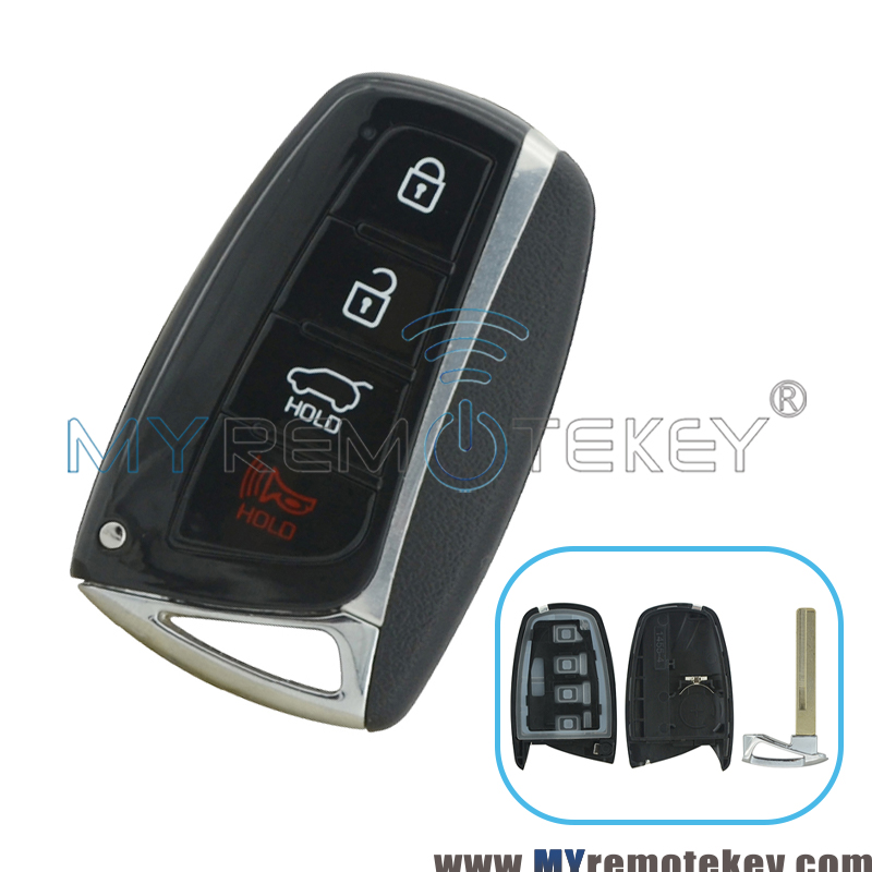 P/N 95440-4Z200 Smart Key case 4 button for Hyundai Santa Fe 2015-2018 ...