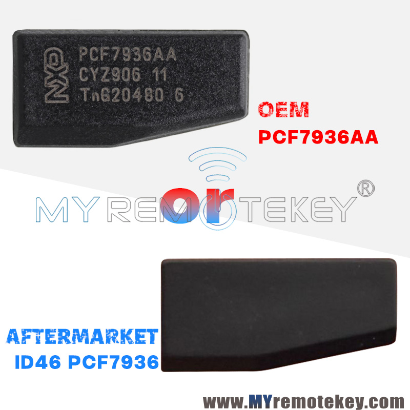 Original / Aftermarket ID46 PCF7936 PCF7936AA 46 transponder chip For ...