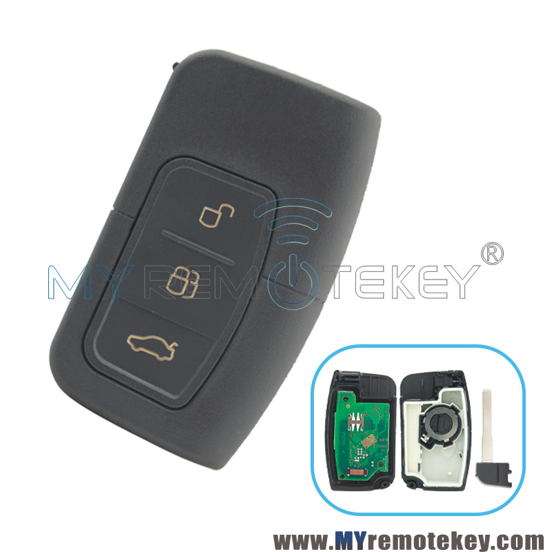 3M5T-15K601-DC Smart key 3 button 434Mhz ID46-PCF7952chip for Ford ...