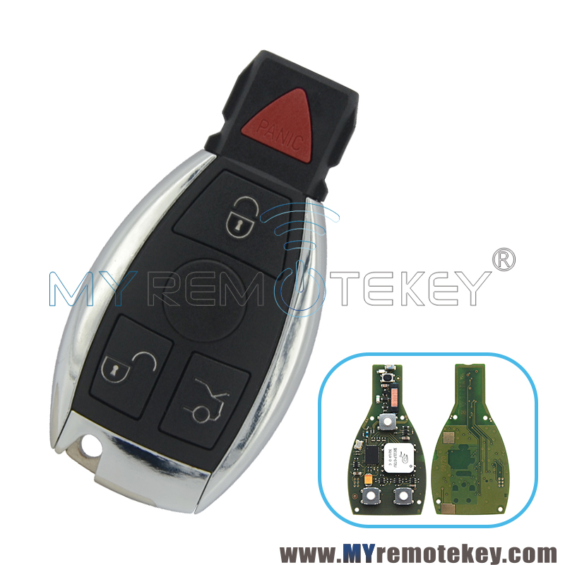 Keyless Go VVDI BE KEY FBS3 Smart key 3 button with panic 315mhz for ...