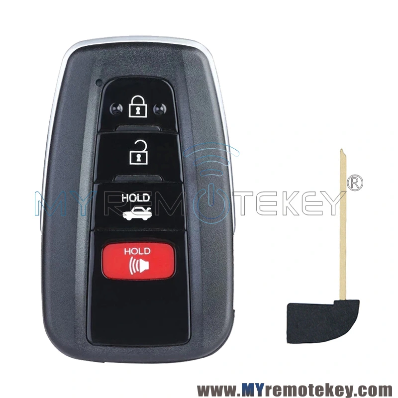 FCC HYQ14FBN Smart Key 4 Button 312/314Mhz 4A chip for 2019-2021 Toyota ...
