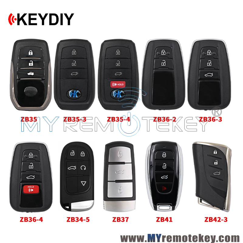 KEYDIY KD ZB Series Smart Keys Universal Remotes for KD-X2 KD-MAX